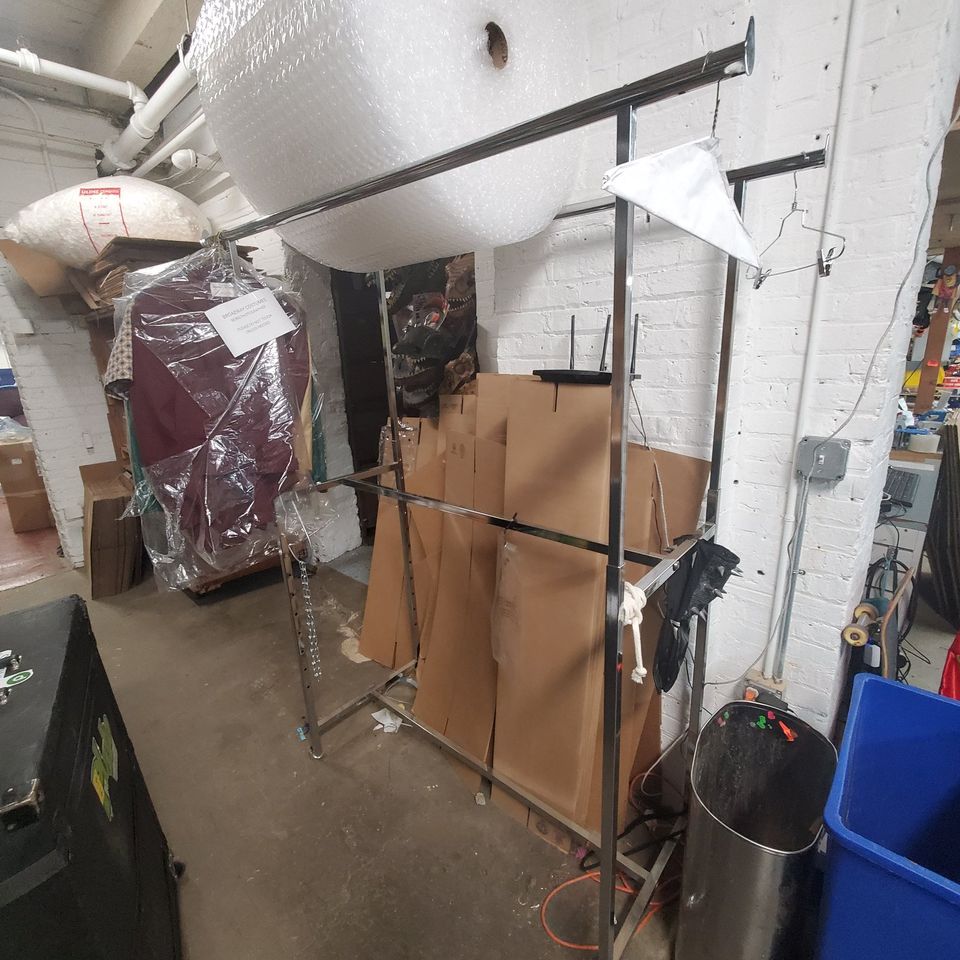 ULINE Double Rail Clothing Racks Used- Good Condition (Local Pickup ...