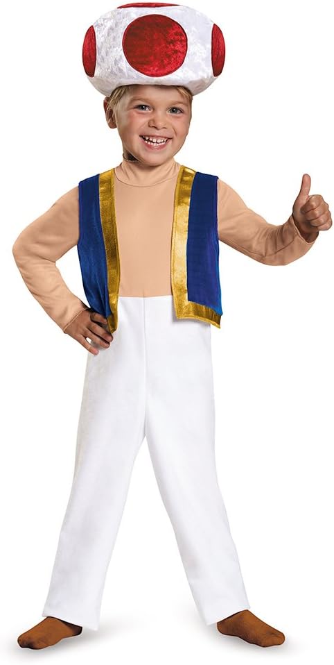 Super Mario Brothers - Toad Toddler Costume | Chicago Costume Company