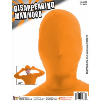 DISAPPERING MAN HOOD - Adult Size | Chicago Costume Company