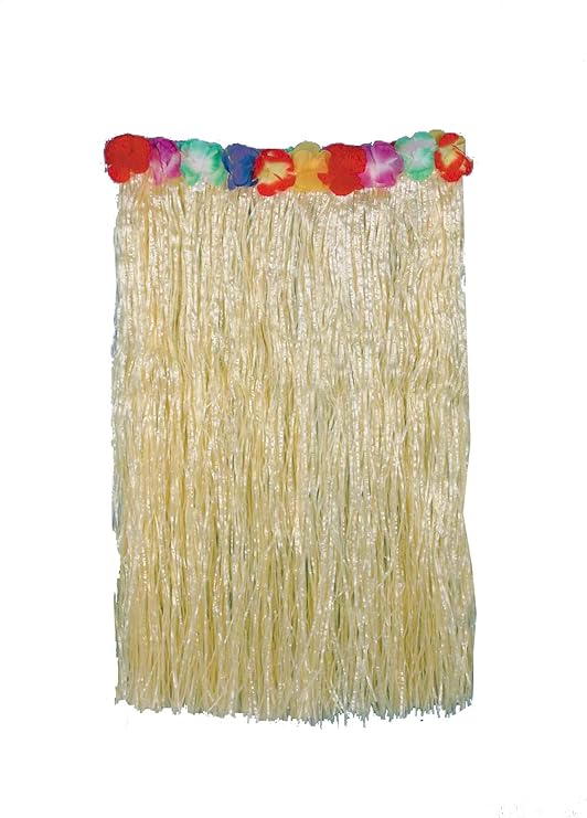 Hawaiian Hula Dancer Deluxe Straw Grass Skirt
