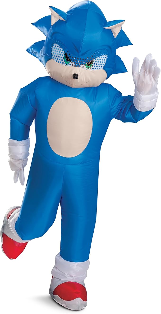 Inflatable Sonic - Sonic 3 Adult Costume | Chicago Costume Company