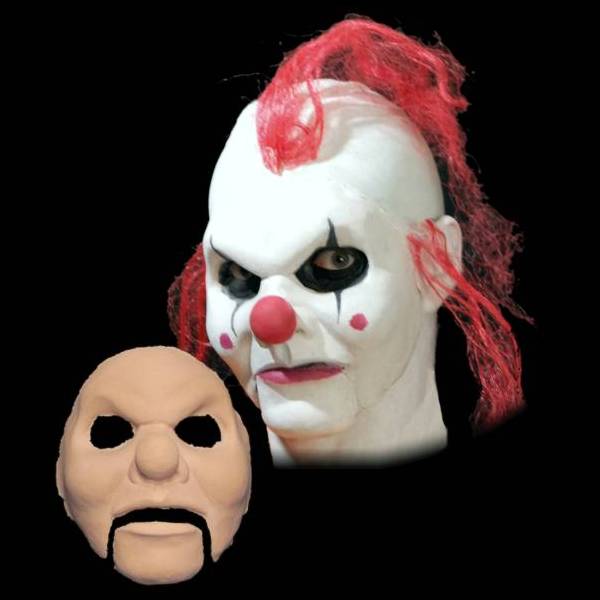 Creepy Clown Foam Latex Prosthetic Appliance Mask | Chicago Costume Company