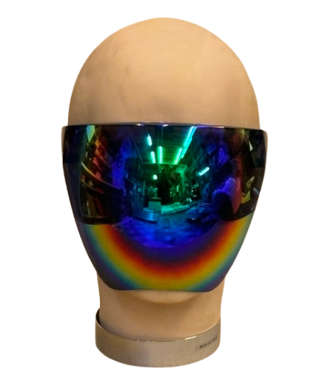 Futuro Electroplate Visors - Mirror Effect | Chicago Costume Company