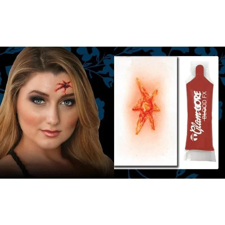 Glam Gore 3D FX Transfer Wounds - Bullet Hole | Chicago Costume Company