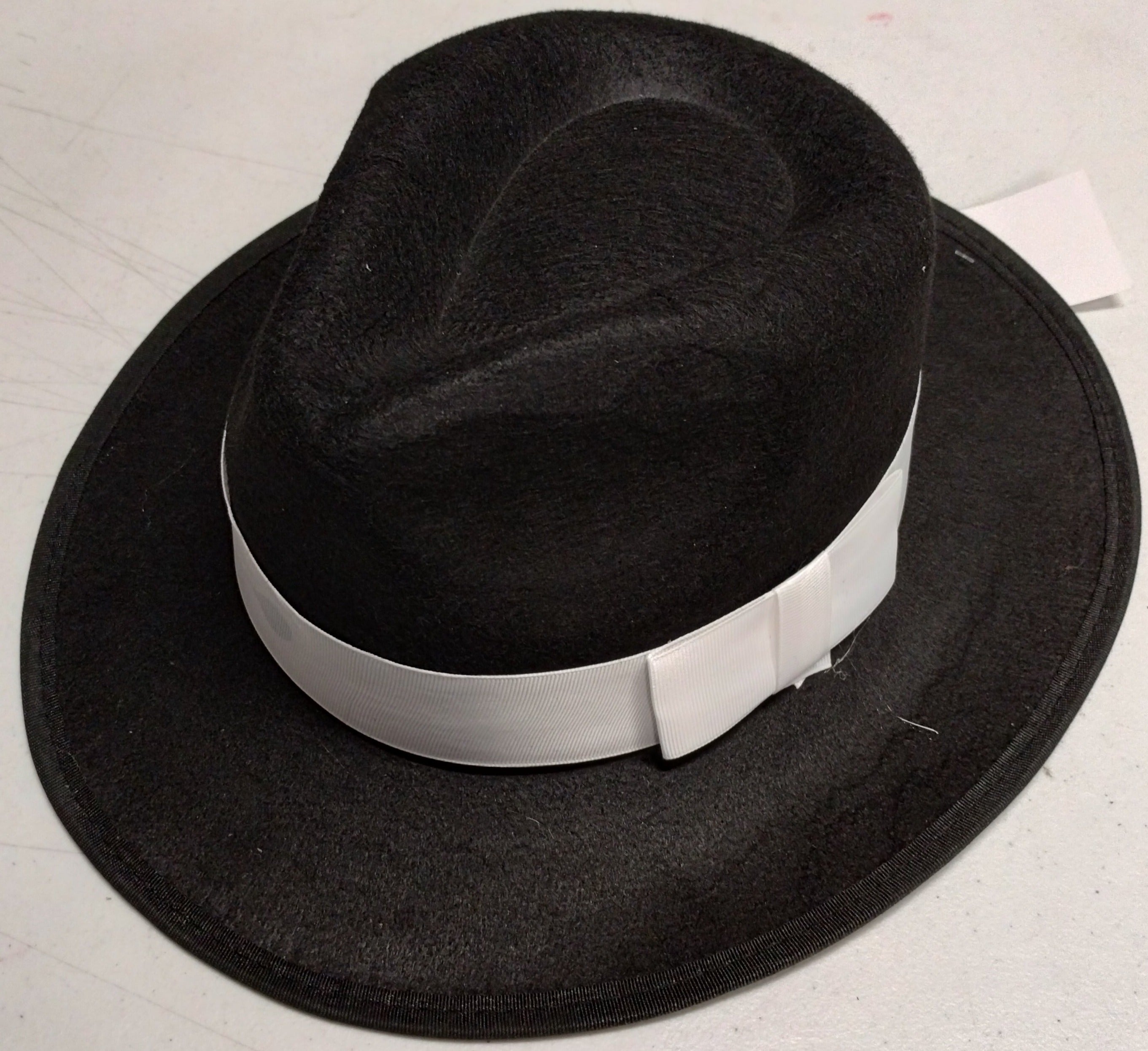 Black Fedora w/ Ribbon | Chicago Costume Company