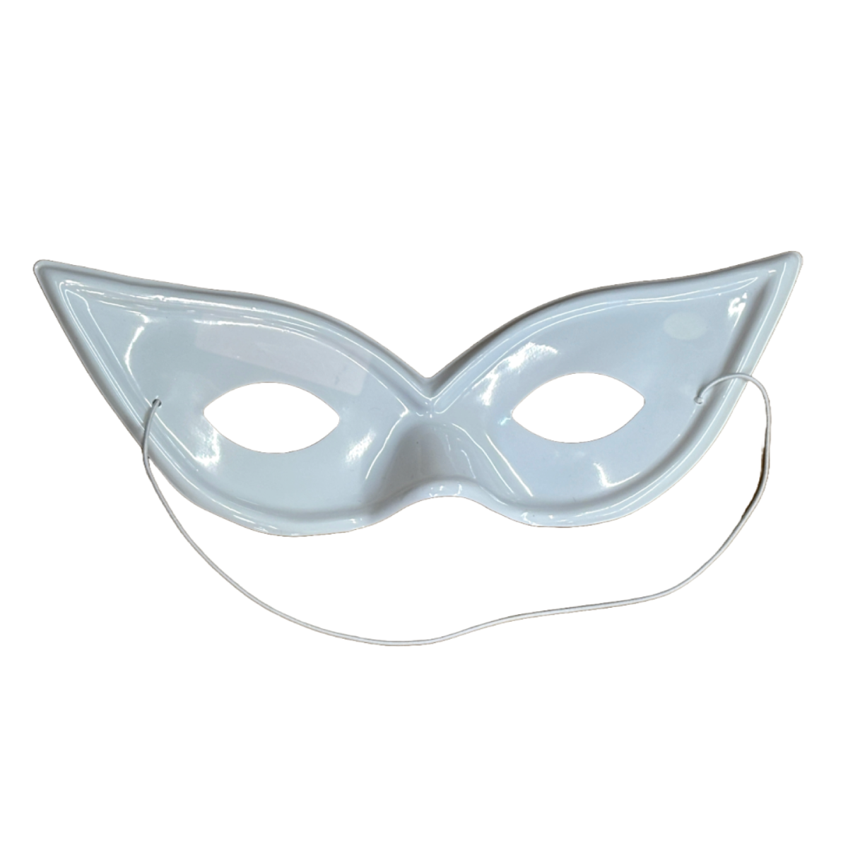 White PVC Eye Mask | Chicago Costume Company