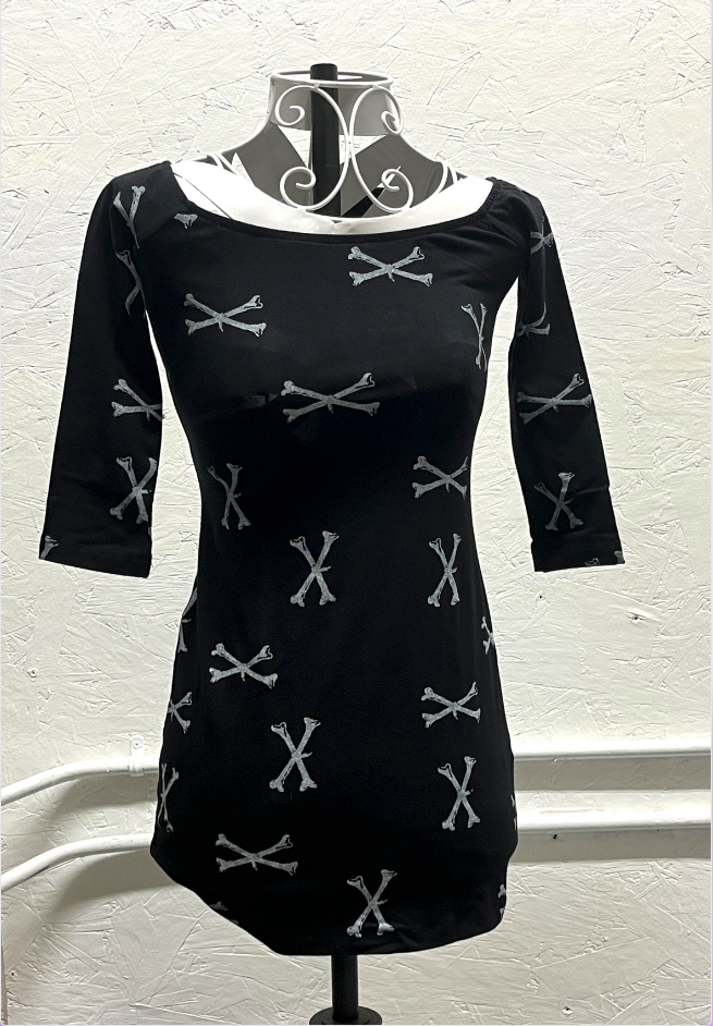 Lip Service Cult Crossbones Mini-Dress | Chicago Costume Company