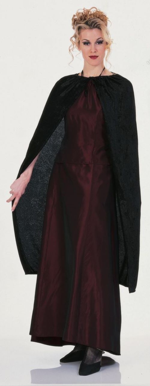 45" Black Vampire Cape | Chicago Costume Company