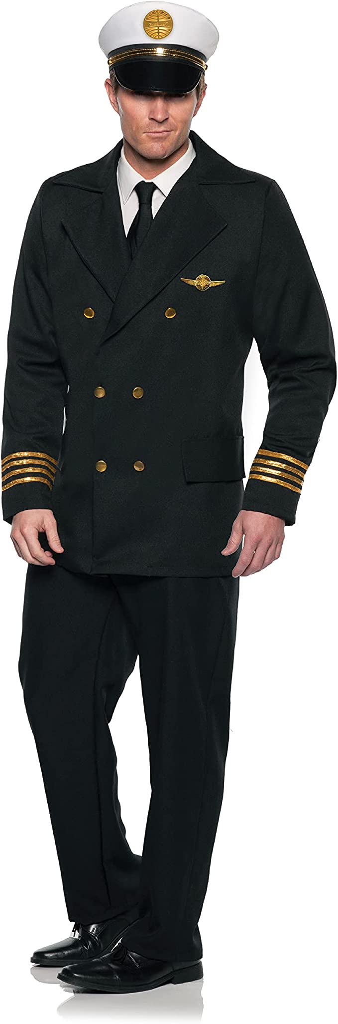 Pan Am Deluxe Pilot - Adult Costume | Chicago Costume Company