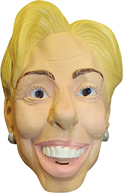Hillary Clinton Latex Mask - Fright Factory | Chicago Costume Company