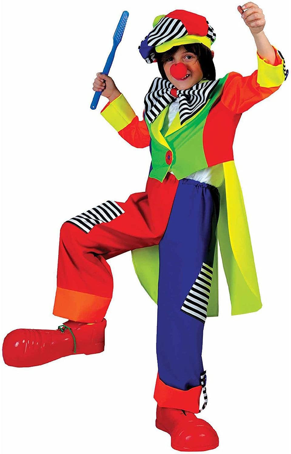 Spanky Stripes Clown - Child Costume | Chicago Costume Company