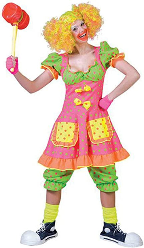 Poket Dot-Clown Adult Costume