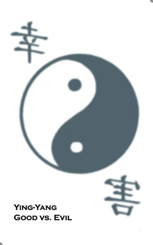 Tattoo FX - Ying -Yang V.S. Evil - Tribal Tattoo | Chicago Costume Company