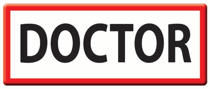 Iron on Appliqué “Doctor” Patch | Chicago Costume Company