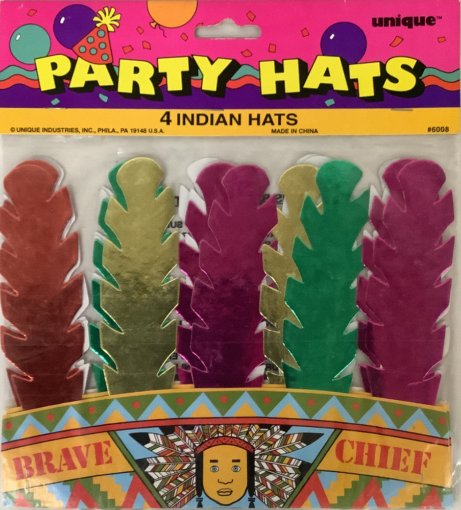 Brave Chief Indian Party Hats | Chicago Costume Company