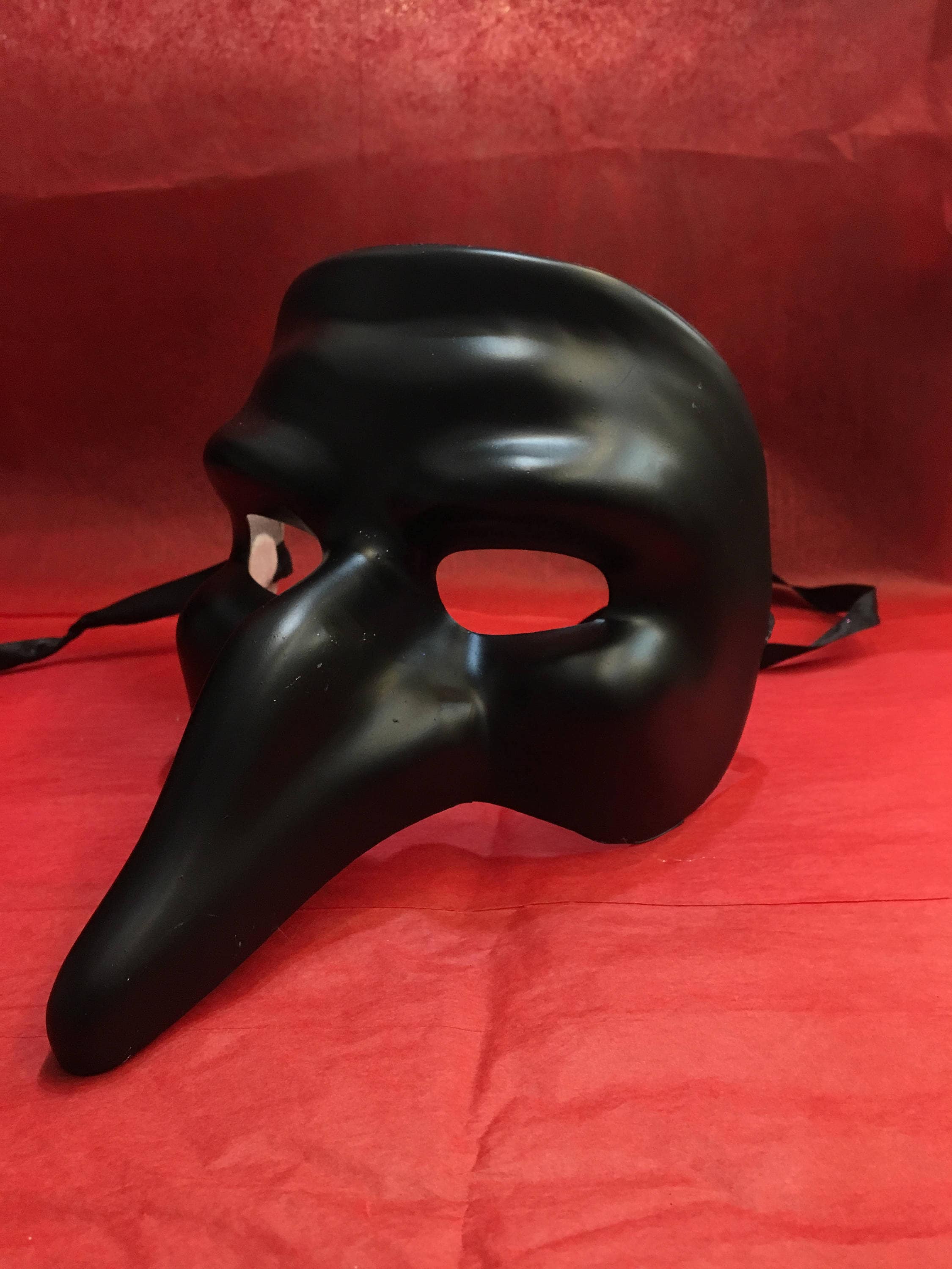 Executioner Elongated Nose Mask - Black | Chicago Costume Company