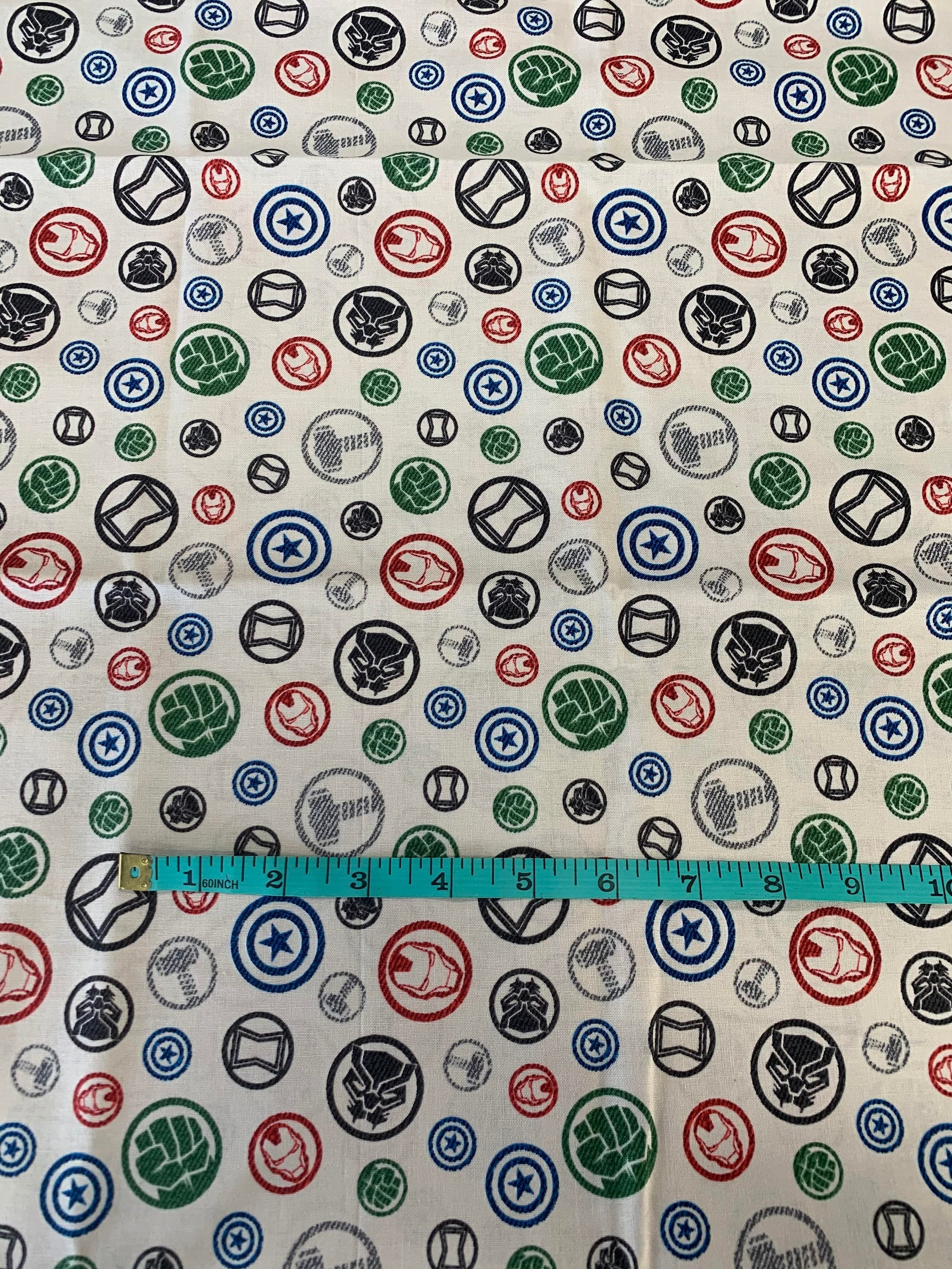 Avengers Print Fabric, 100% Cotton | Chicago Costume Company