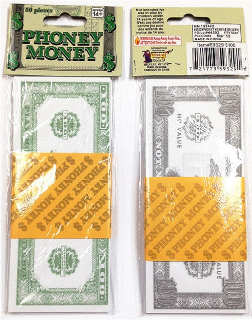 Phoney Money | Chicago Costume Company