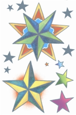 Temporary Tattoo - Nautical Stars | Chicago Costume Company