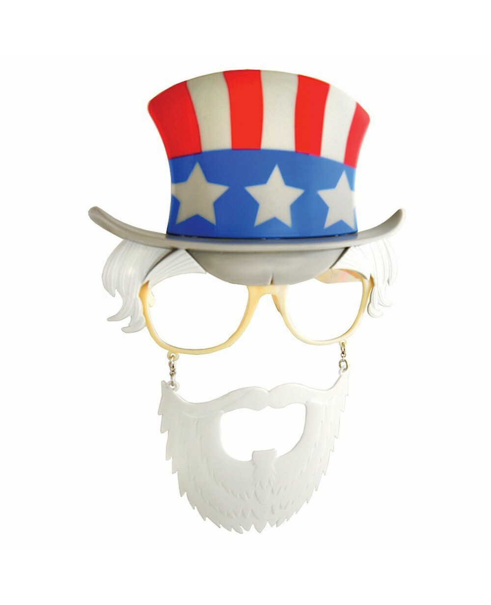 Uncle Sam Sunstache Sunglasses | Chicago Costume