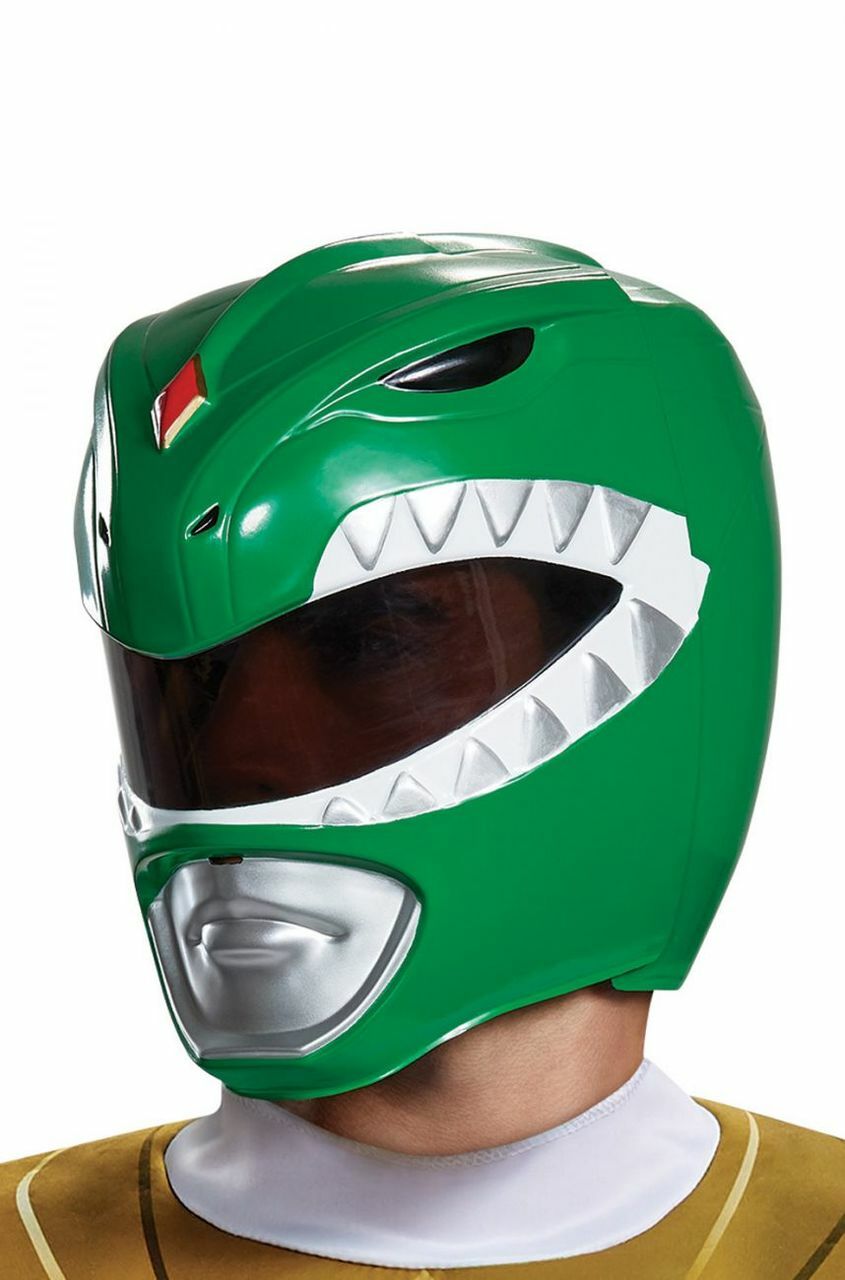 Power Rangers - Green Ranger Adult Helmet | Chicago Costume Company