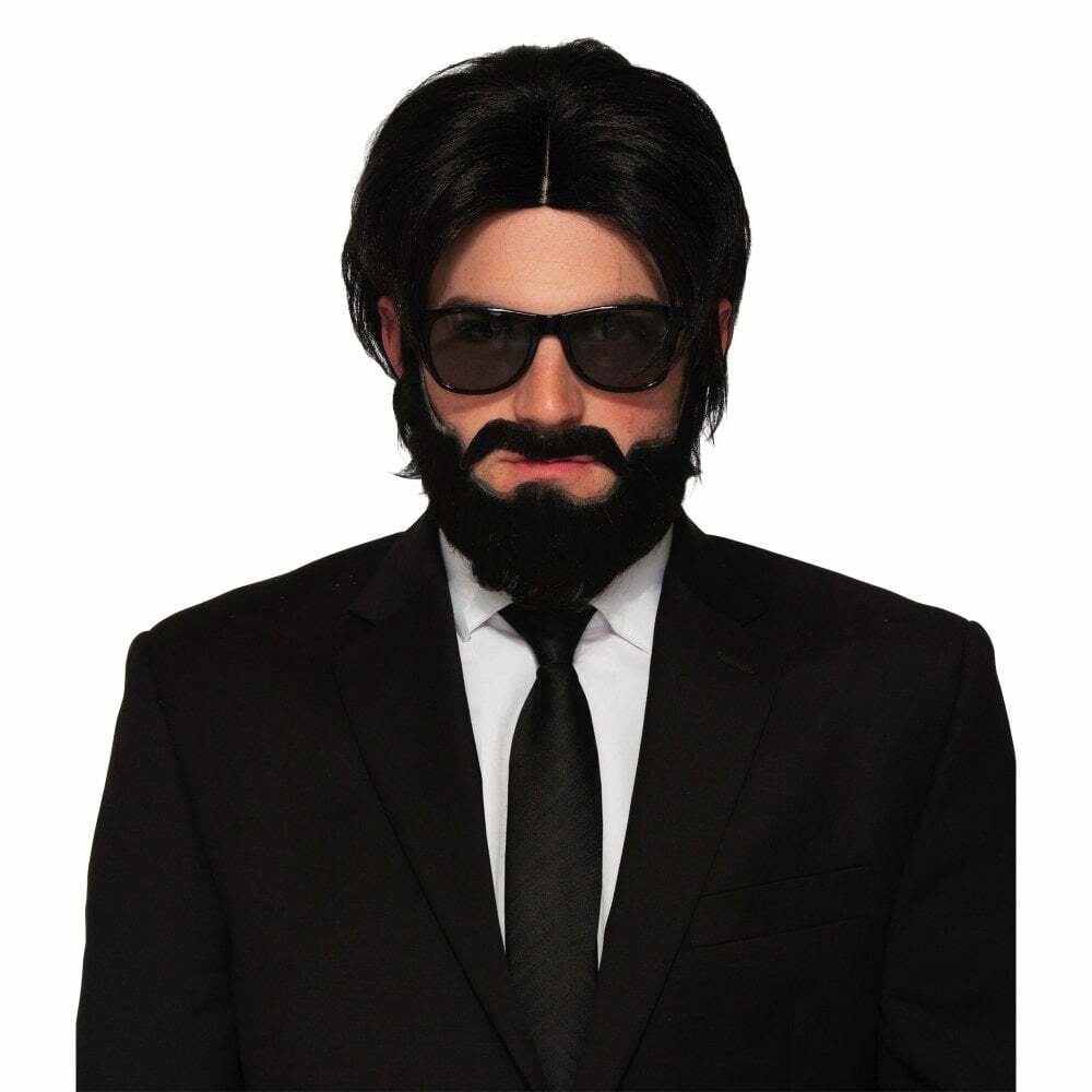 Hitman Costume Wig and Beard | Chicago Costume Company