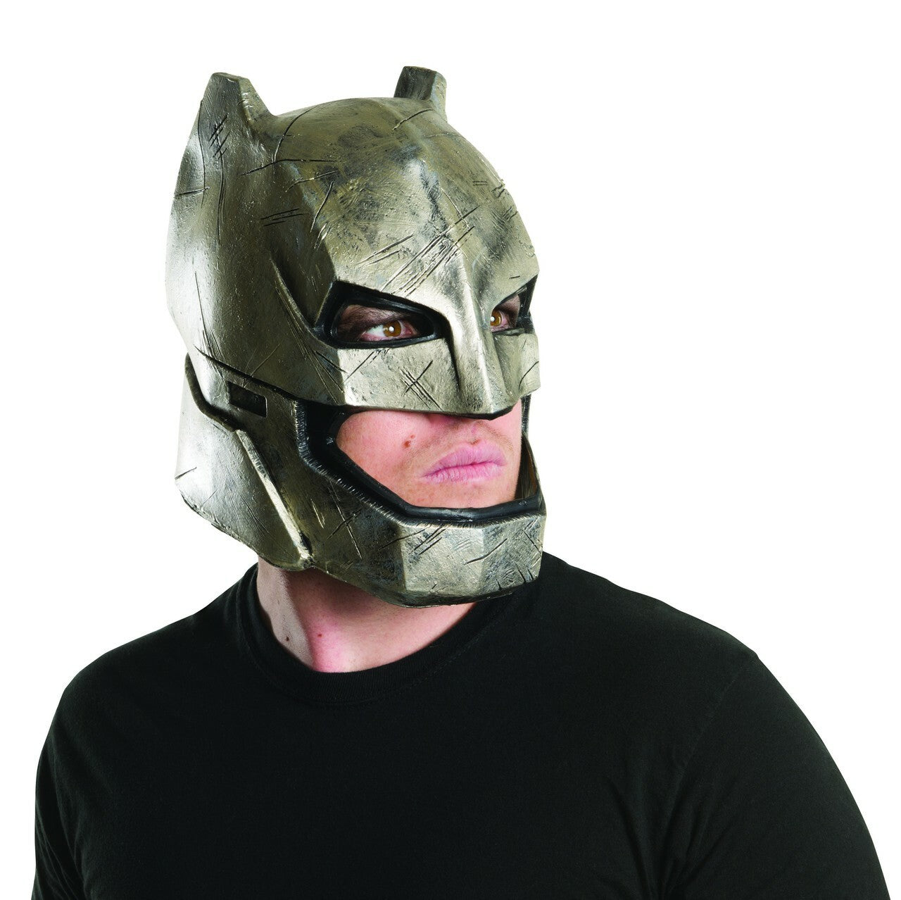 Batman v Superman: Dawn of Justice - Armored Batman Vinyl Adult Mask ...