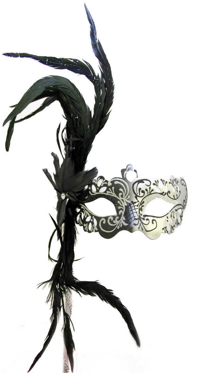 Francais Eye Mask -Black-Silver