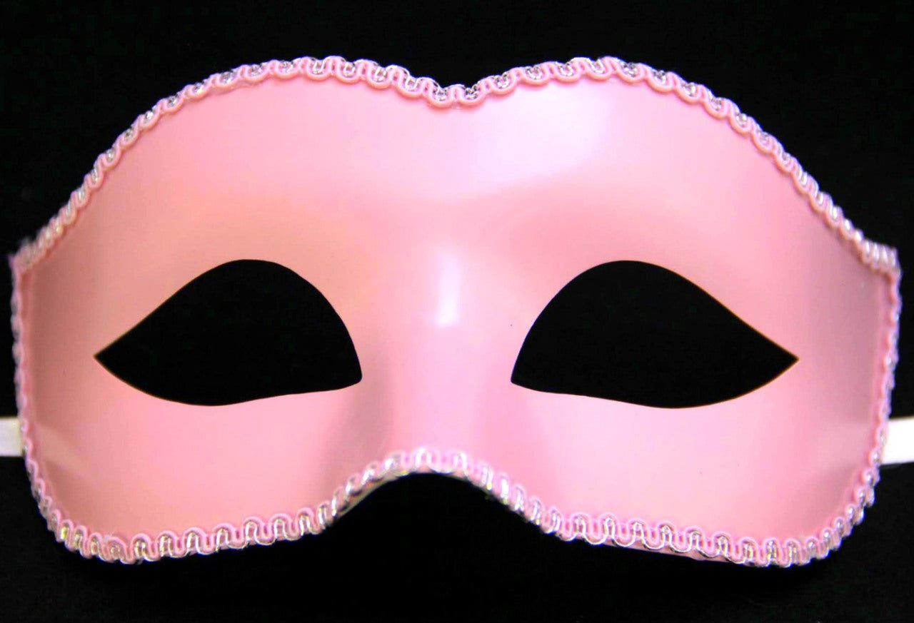 Pink Eye Mask with Trim | Chicago Costume Company