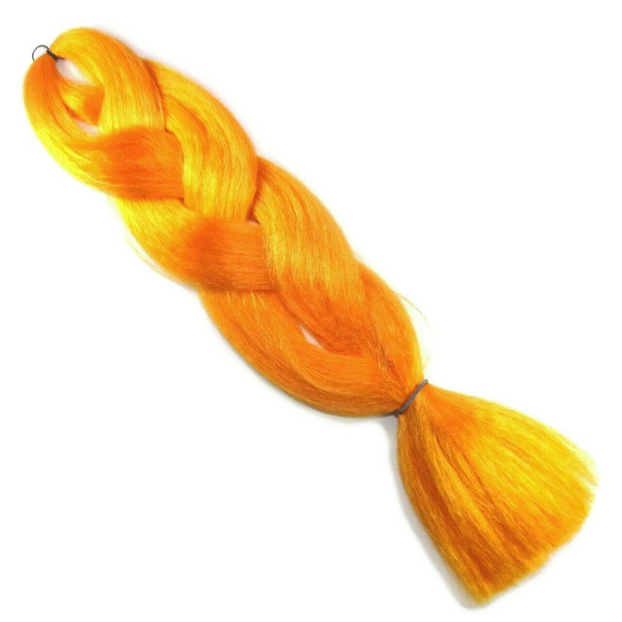 Silky & Jumbo Braid - Orange | Chicago Costume Company