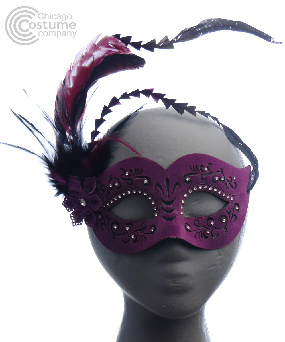 Veronica Leather Mask | Chicago Costume Company