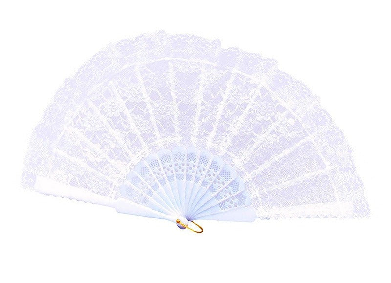 White Lace Fan
